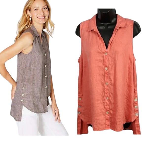 J. Jill | Tops | J Jill Love Linen Tunic Top | Poshmark